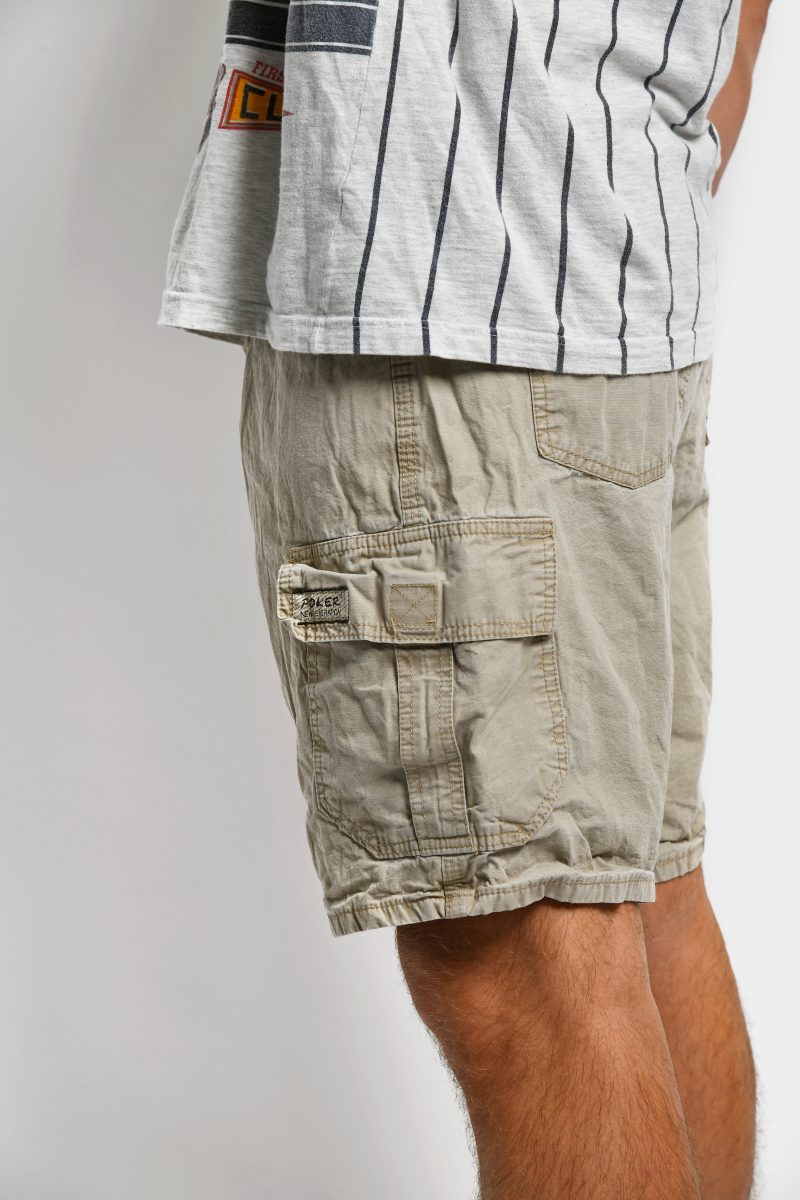 Vintage beige cargo shorts | Vintage clothes online for men